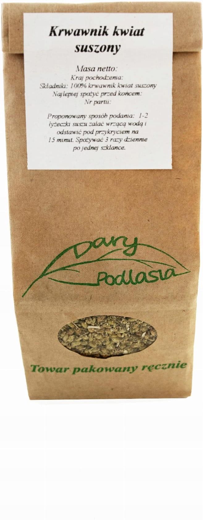 Dary Podlasia Krwawnik kwiat krwawnika 200g - Opinie i ceny na Ceneo.pl
