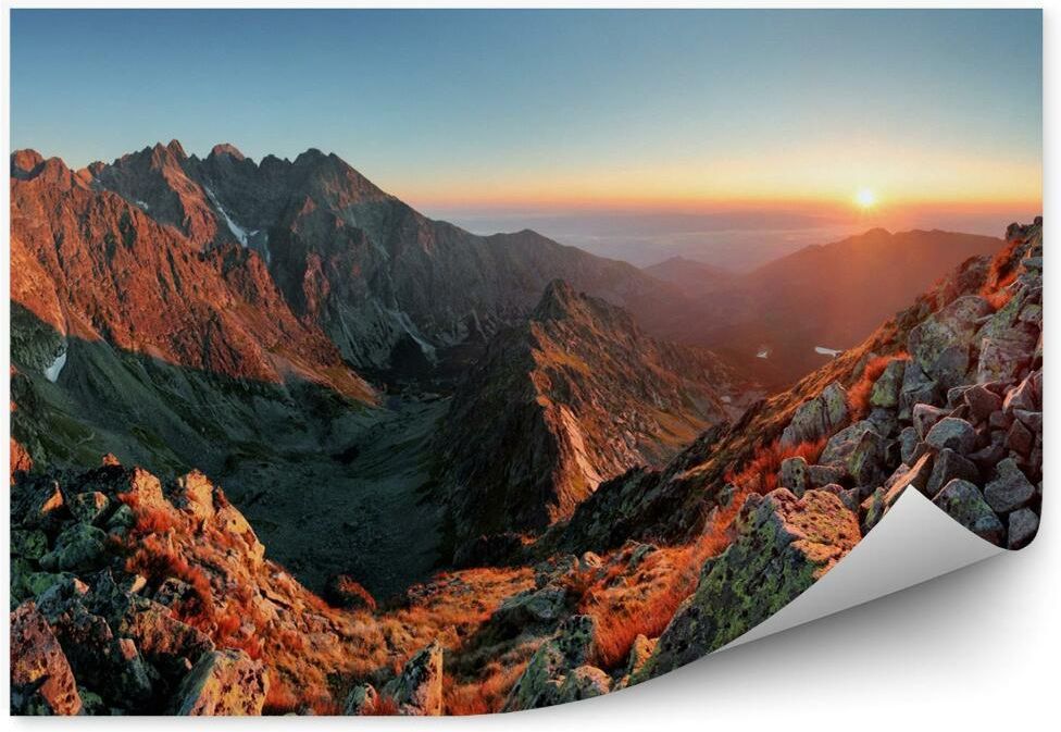 Fototapety.Pl Mountain Sunset Panorama Ze Szczytu Słowacja Tatry ...