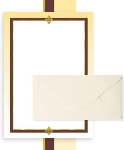 Galeria Papieru Papeteria Ozdobna Francja A4 20 Ark + 10Szt. Kopert Dl ...