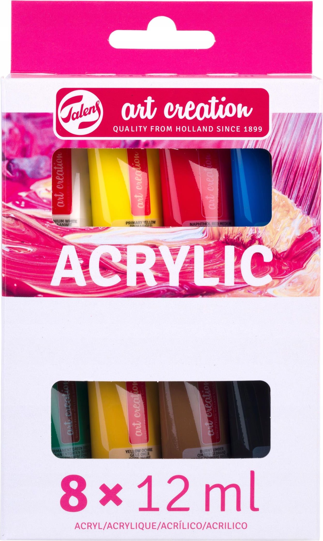 Talens Farby Akrylowe Art Creation 8x12ml - Ceny i opinie - Ceneo.pl