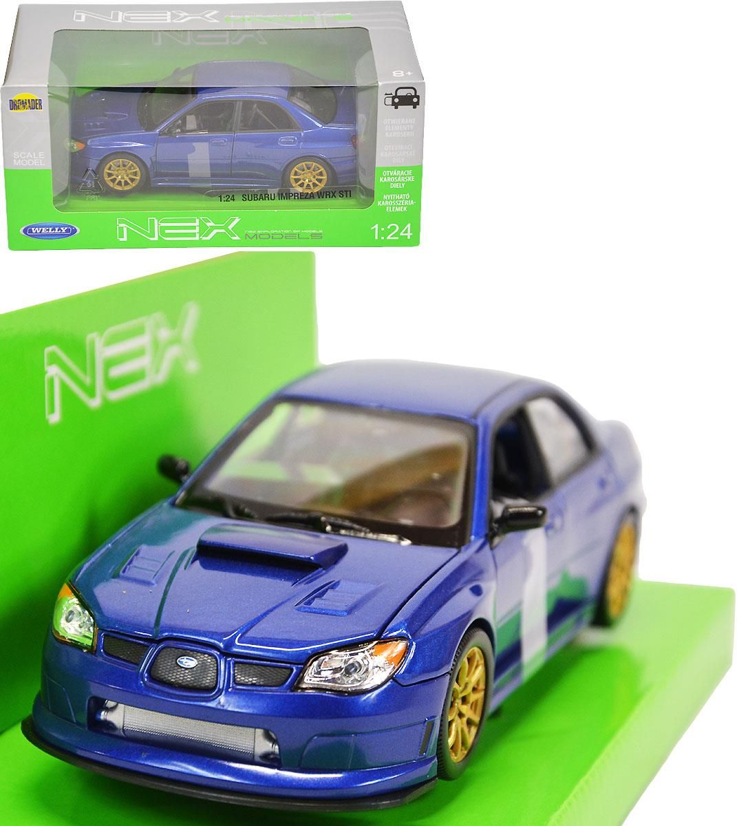 Welly Model Auta 1:24 Subaru Impreza Wrx Sti Blue - Ceny i opinie ...