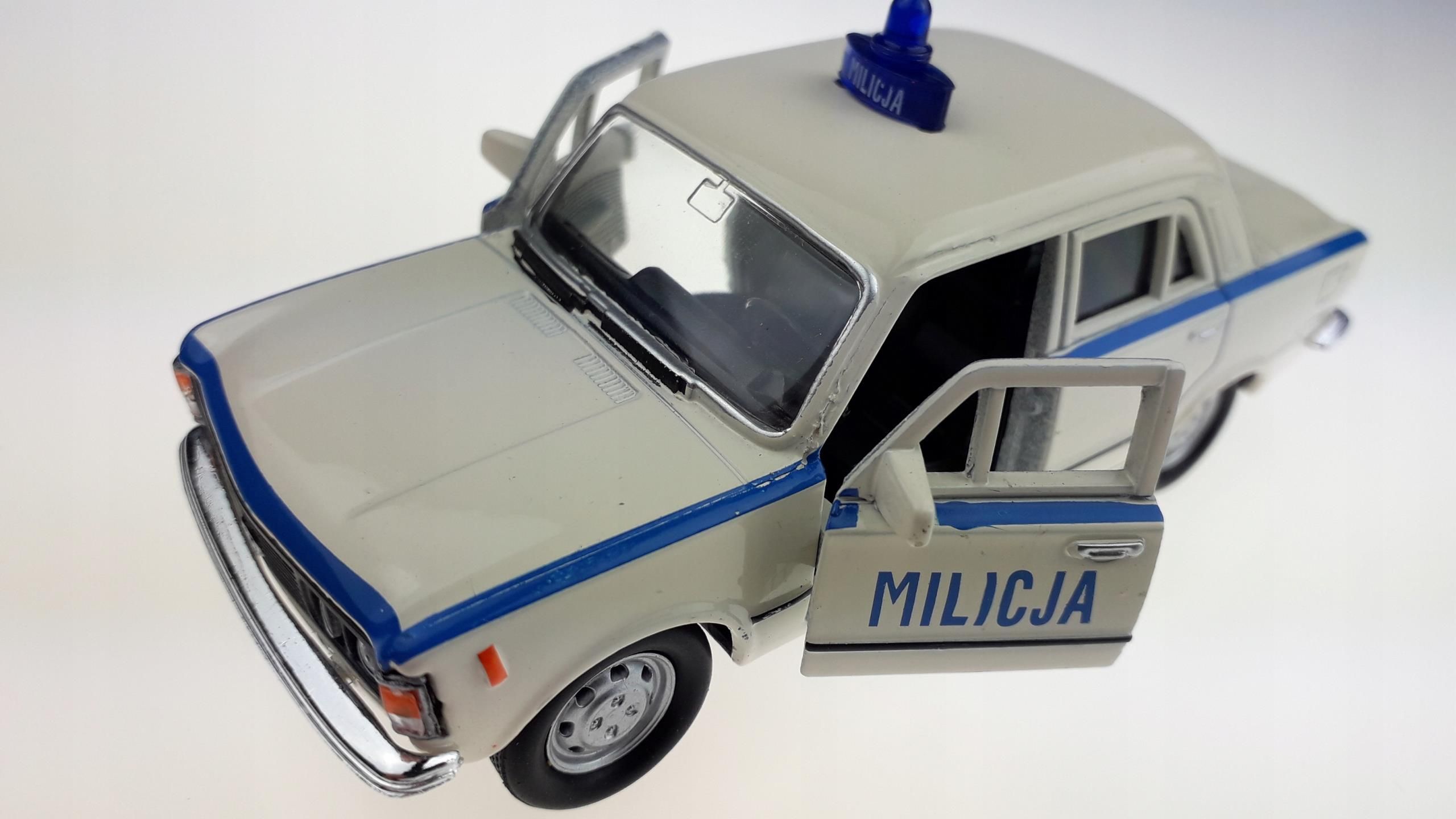 Welly Fiat 125P Kremowy Milicja Metalowy 1:34 - Ceny i opinie - Ceneo.pl