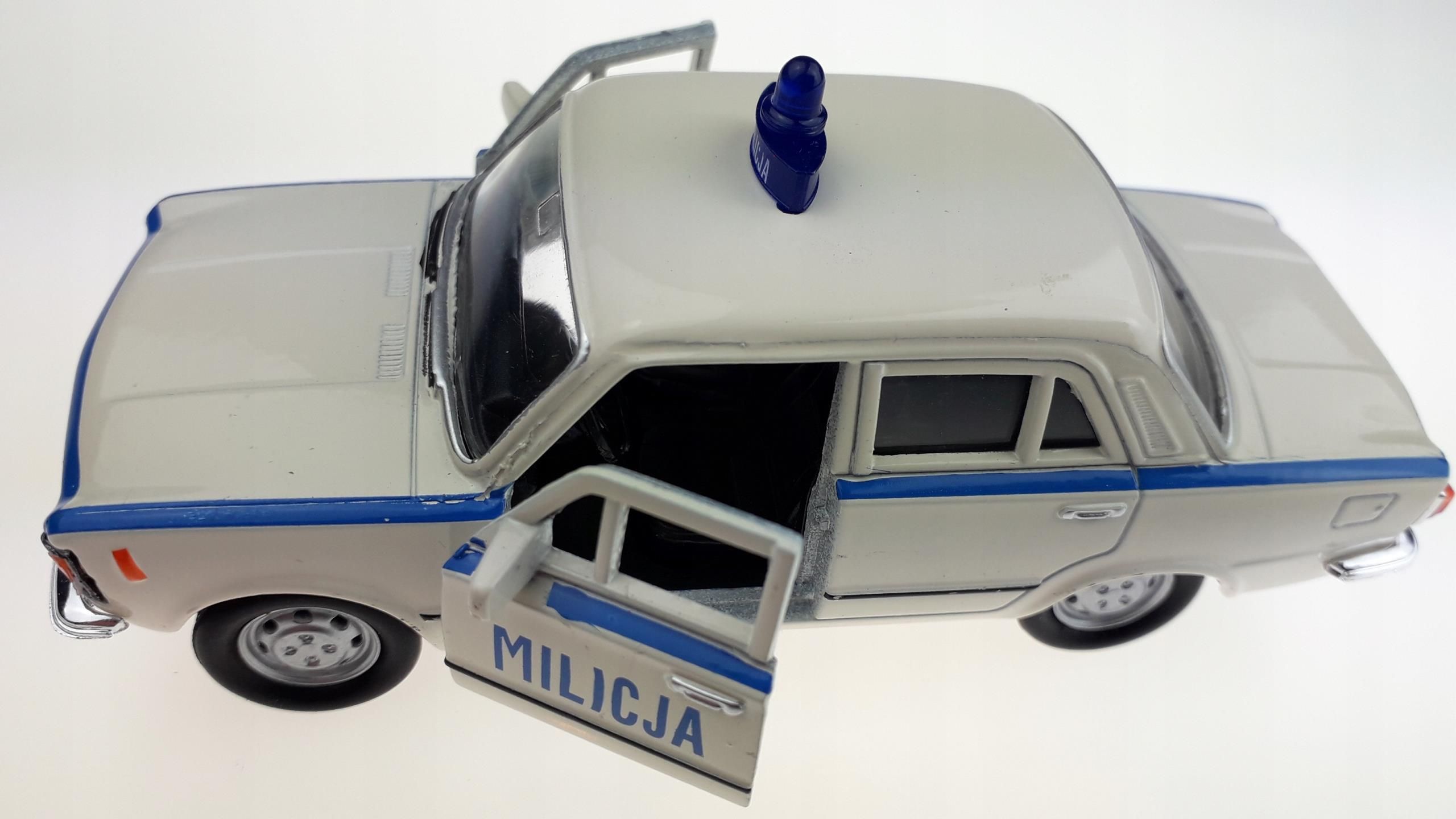 Welly Fiat 125P Kremowy Milicja Metalowy 1:34 - Ceny i opinie - Ceneo.pl