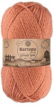 Kartopu Melange Wool K784 Pomarańczowy - Ceny i opinie - Ceneo.pl