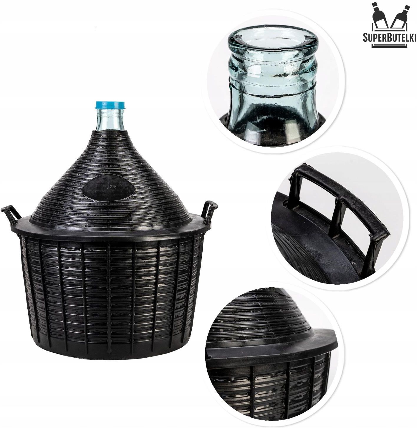 Balon Dama Gąsior 25L Na Wino W Koszu Dymion Butla - Ceny i opinie ...