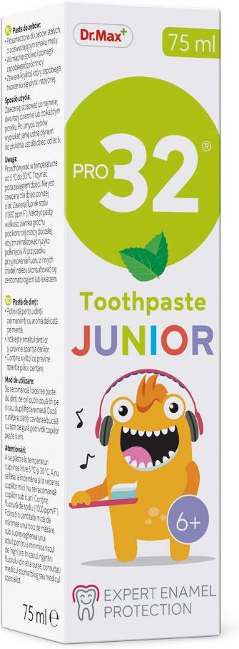 Dr. Max Pharma Toothpaste Junior Dr.Max Pasta Do Zębów 75Ml - Ceny i ...