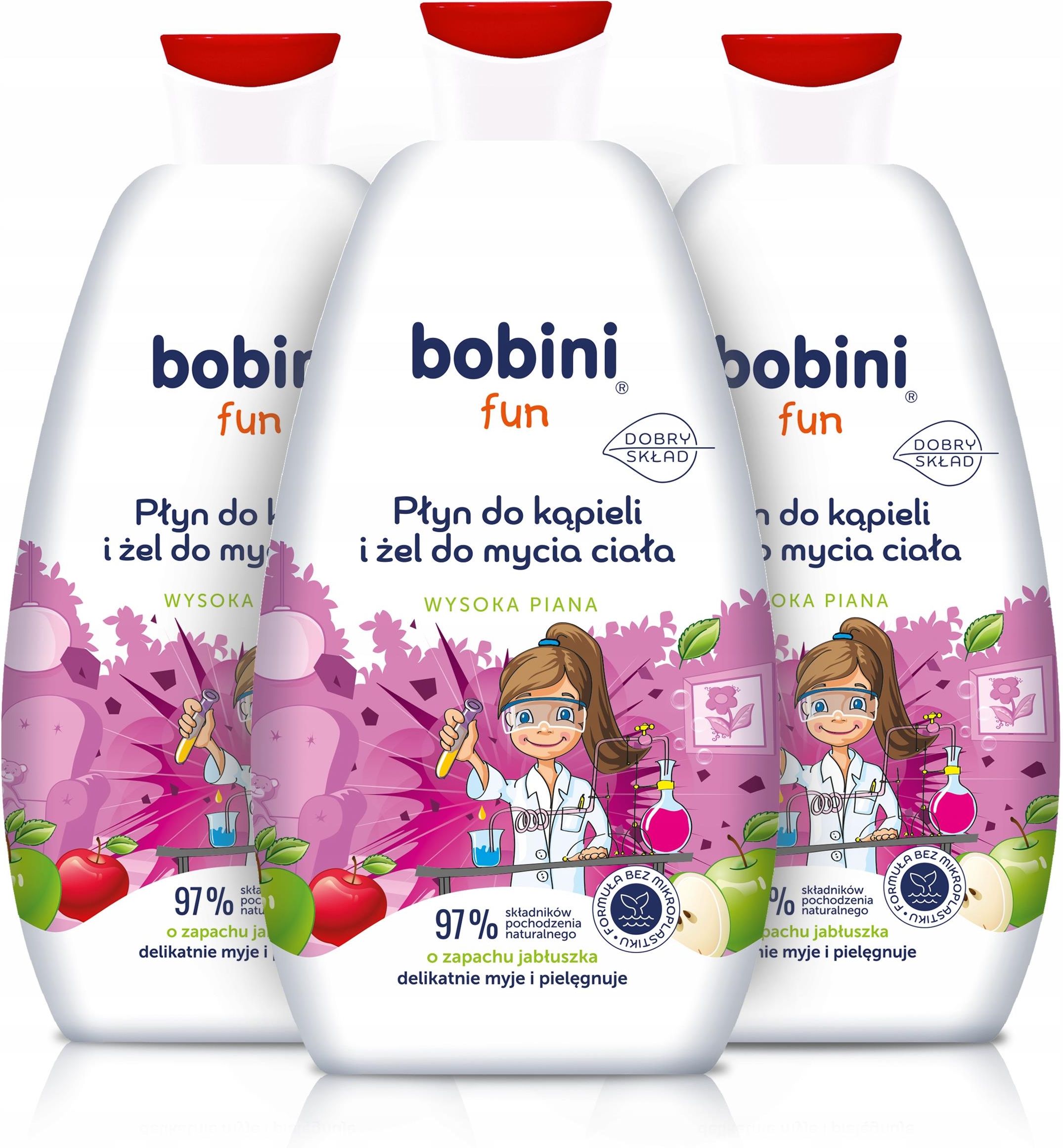 Bobini Płyn Do Kąpieli Żel Mycia Dla Dzieci 3X500Ml - Ceny i opinie ...