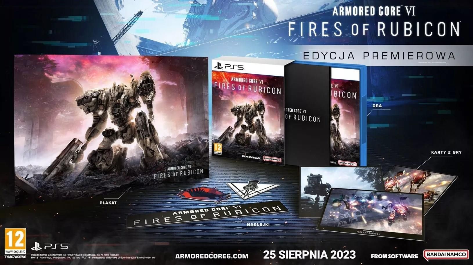 Armored Core VI Fires of Rubicon Edycja Premierowa (Gra PS5) - Ceny i ...