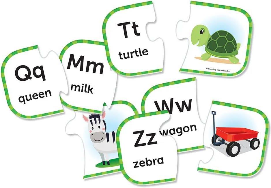 Abc Puzzle Cards Alfabet Abecadło Angielski Nauka Angielskiego - ceny i ...