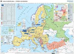 Mapa ścienna Unia Europejska I Strefa Schengen (2020) - Ceny i opinie ...
