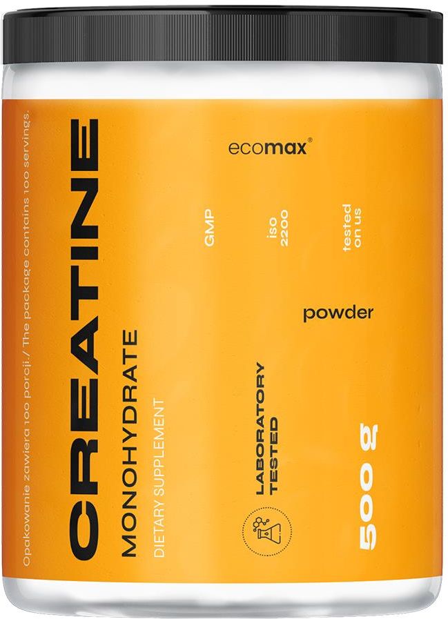 Ecomax Creatine Monohydrate 500G Puszka + 4F Fuel Wpc Koncentrat Białka ...