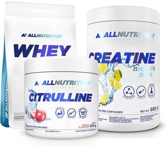 Allnutrition Whey Protein 908G + Creatine 500G Citrulline 200G - Ceny i ...