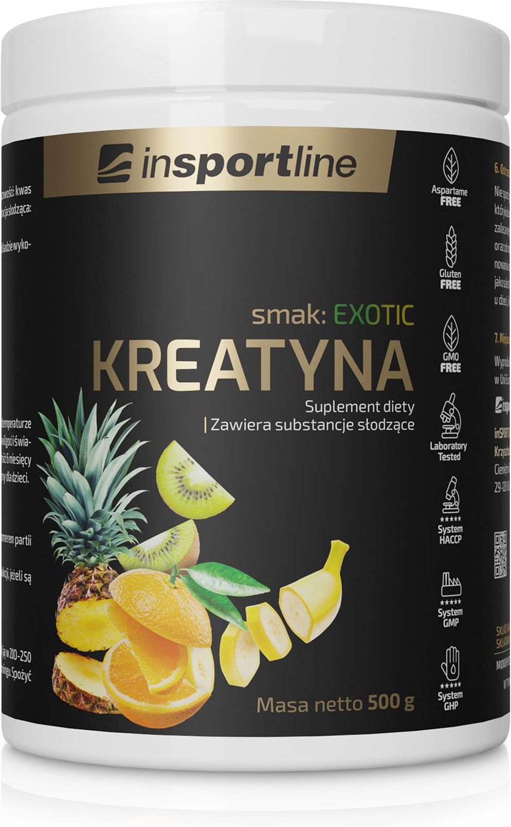 Insportline Kreatyna 500G - Ceny i opinie - Ceneo.pl