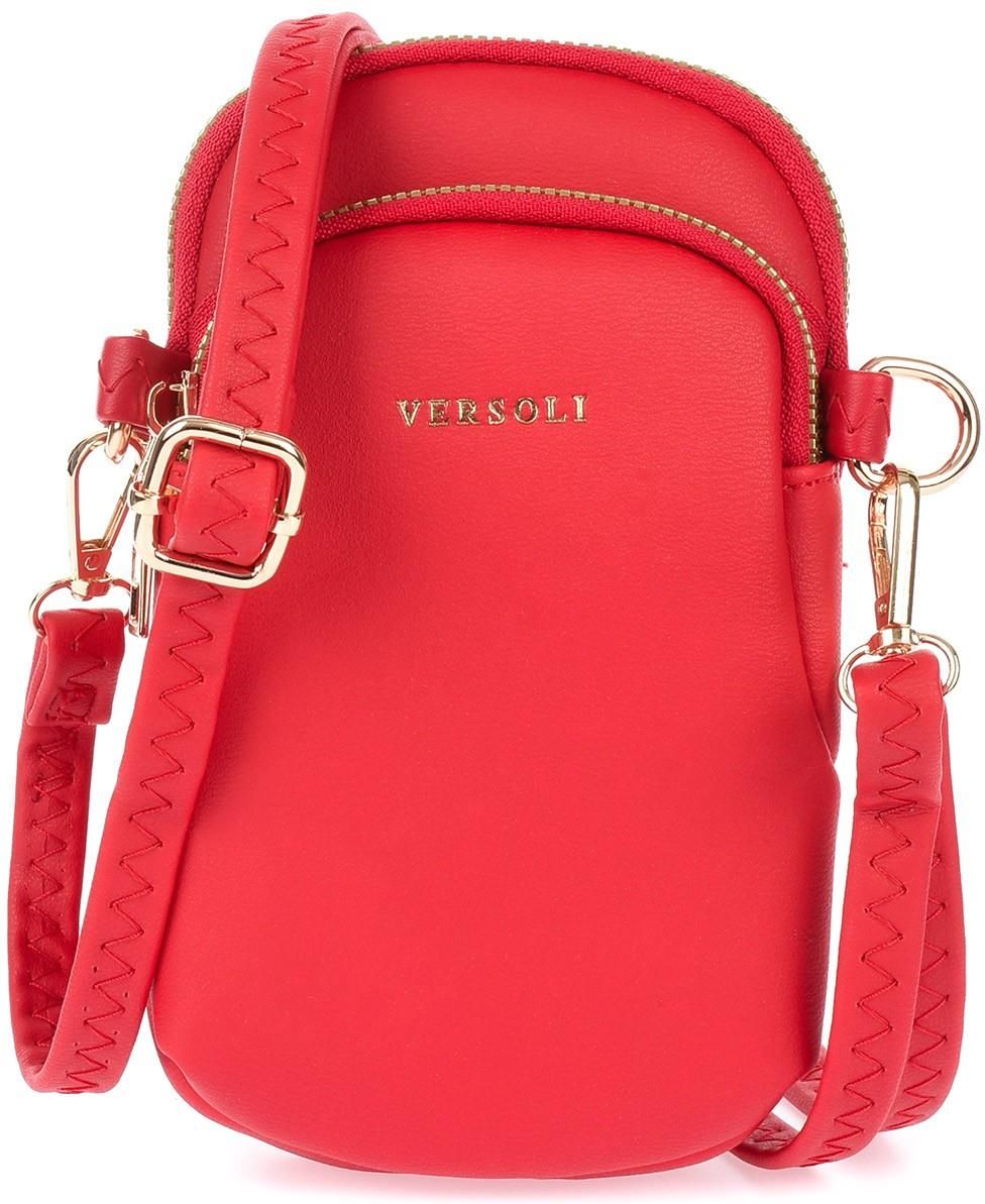 Czerwona Mała torebka damska na telefon mini listonoszka raportówka na ...