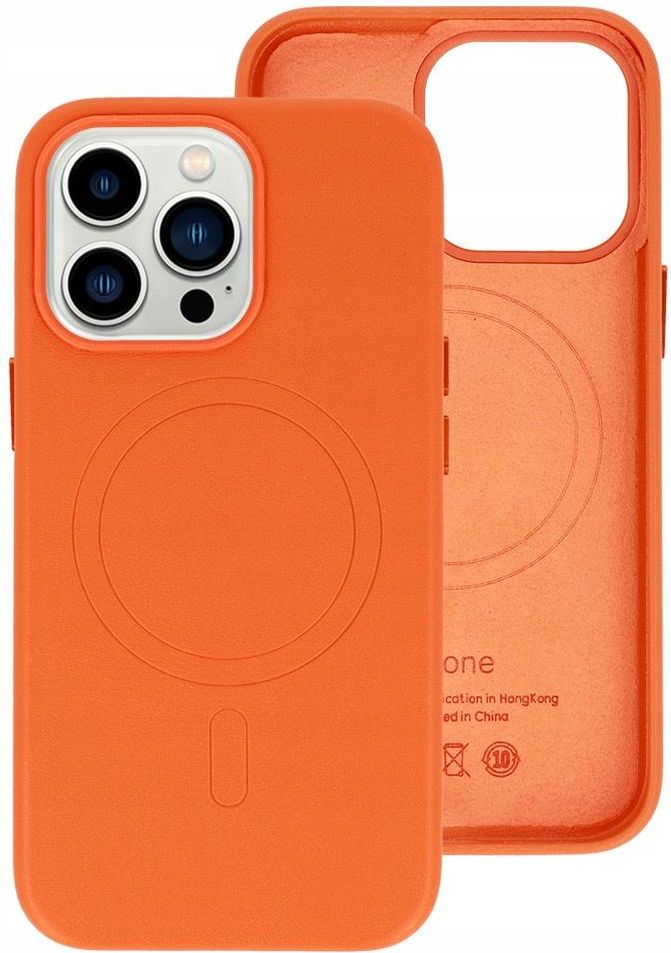 Toptel Magsafe Leather Case Iphone 13 Pro Pomarańczowy - Etui na ...