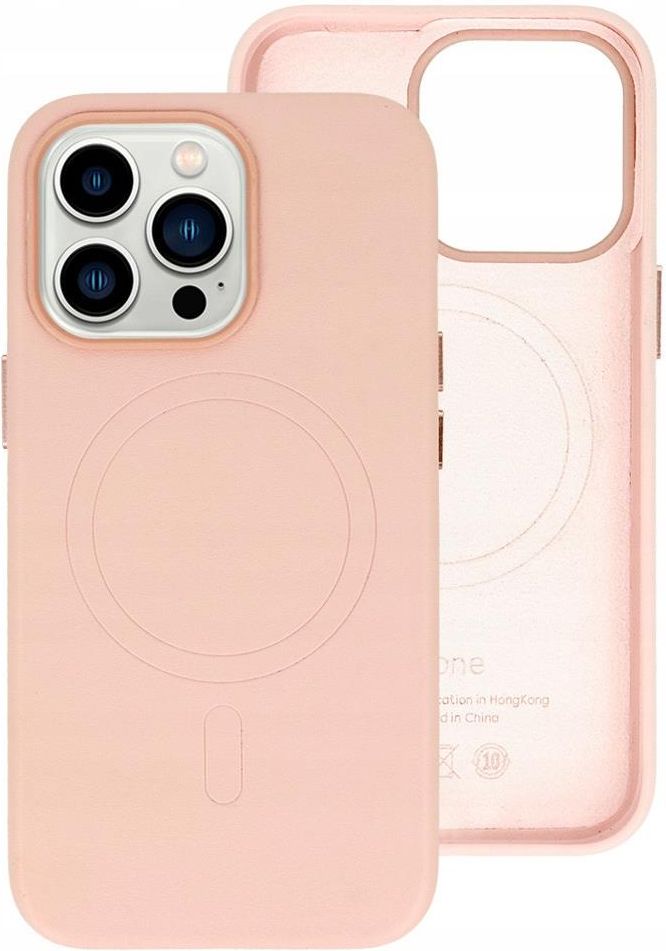 Toptel Magsafe Leather Case Iphone 14 Pro Jasnoróżowy - Etui na telefon ...