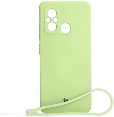 Etui Bizon Case Silicone Sq do Xiaomi Redmi 12C, jasnozielone - Etui na ...