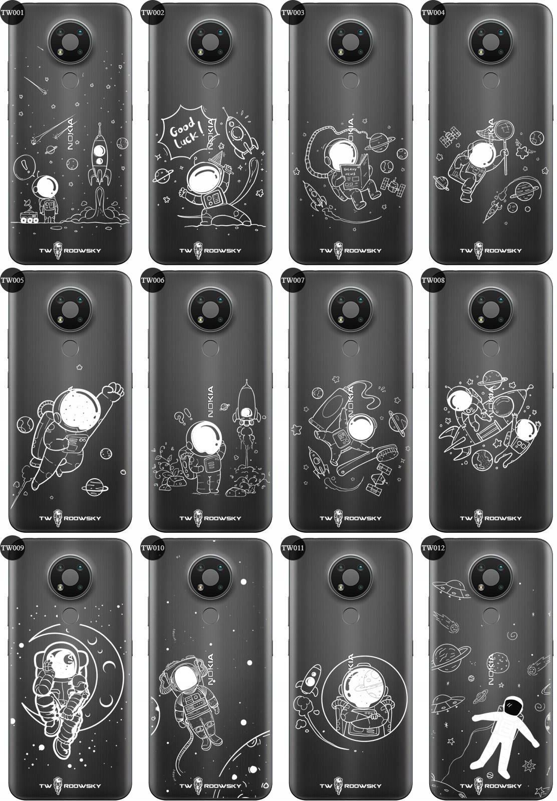 Twardowsky Etui Do Nokia 3.4 Obudowa Nadruk Space - Etui na telefon ...