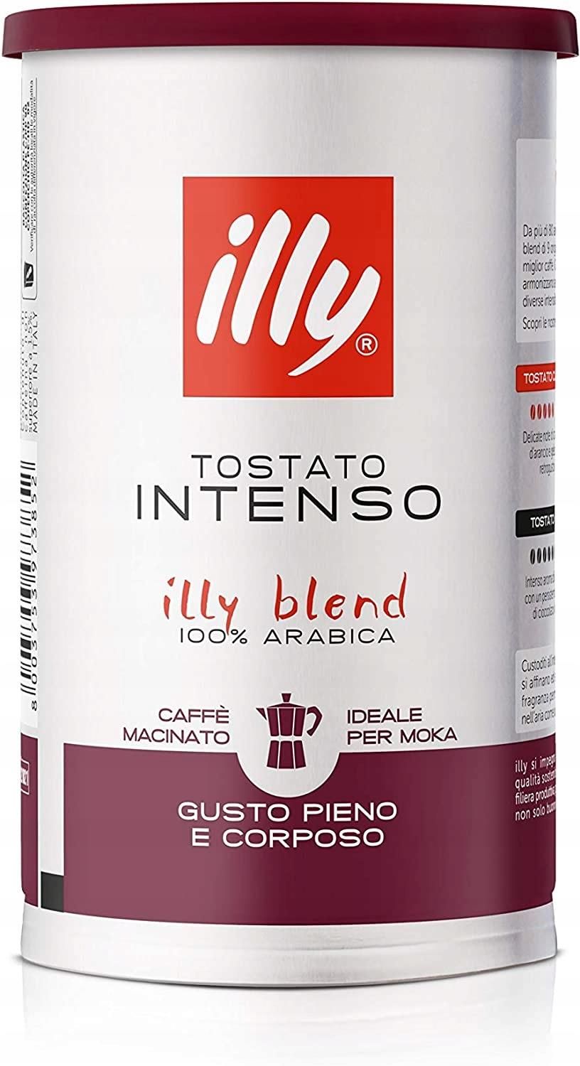 Kawa Illy Tostato Intenso Mielona Arabica 185G - Ceny i opinie - Ceneo.pl