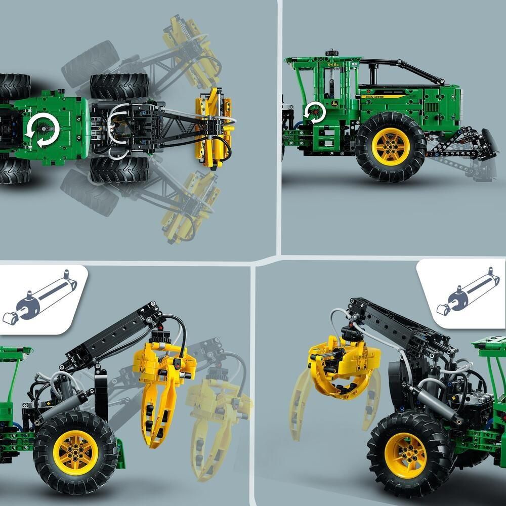 LEGO Technic 42157 Ciągnik zrywkowy John Deere 948L-II - ceny i opinie ...
