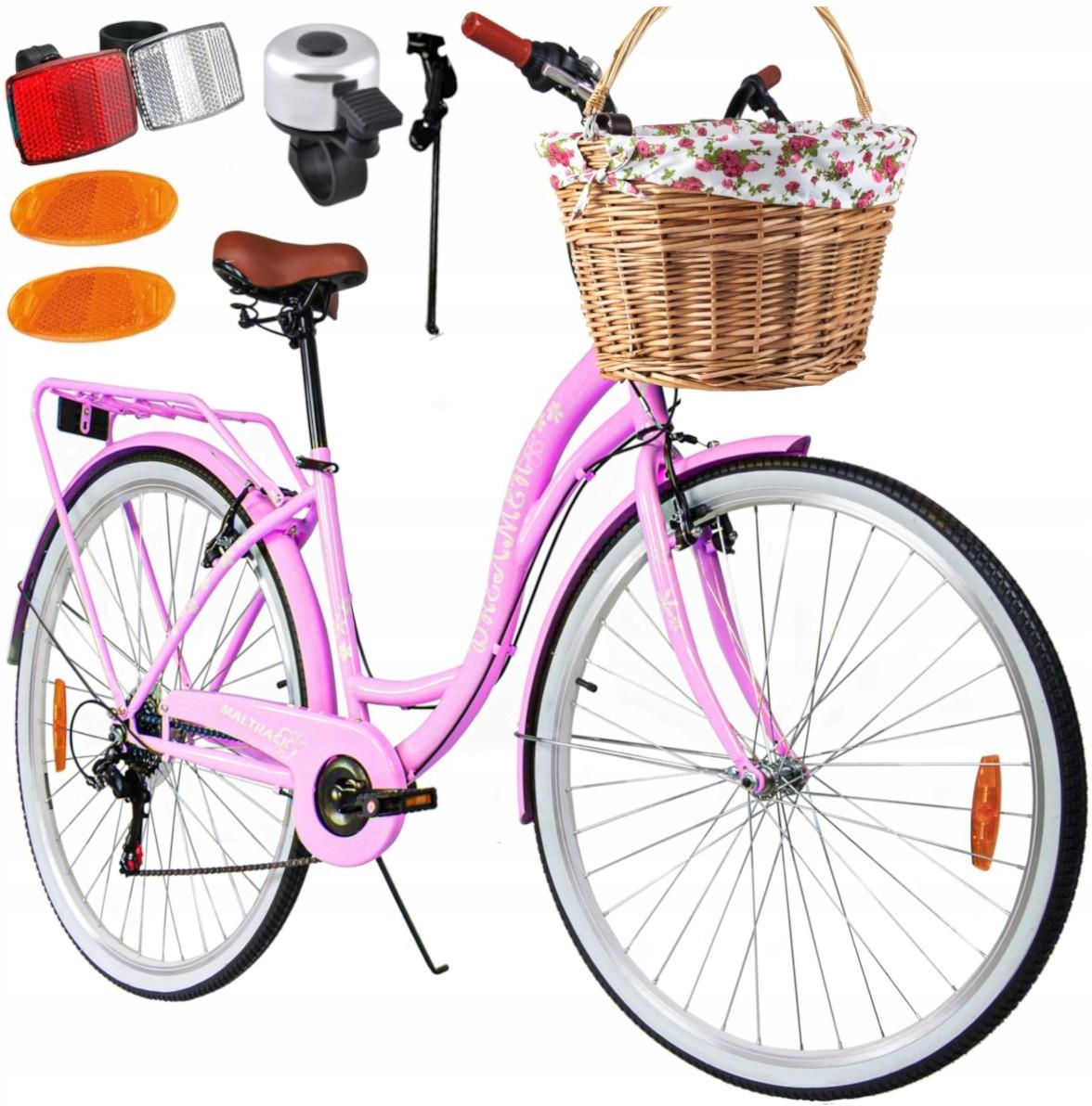 Shimano Damka Różowy 28 2021 - Rowery Miejskie Damskie - Ceny i opinie ...