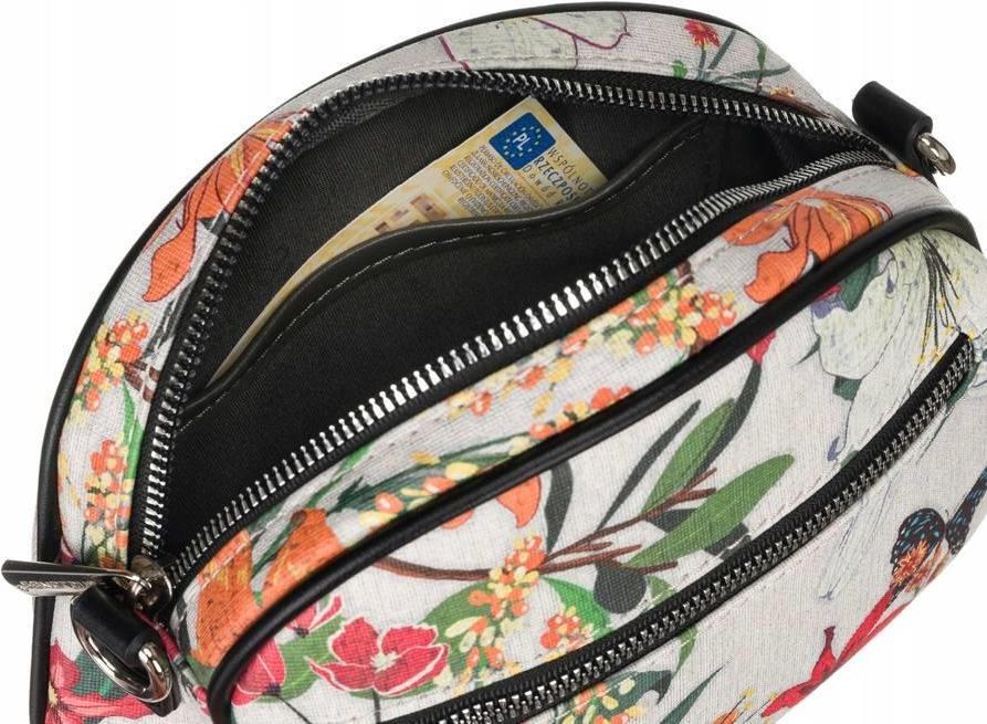 Listonoszka z kwiatowym wzorem David Jones [DH] 6940-1 beżowa - Ceny i ...