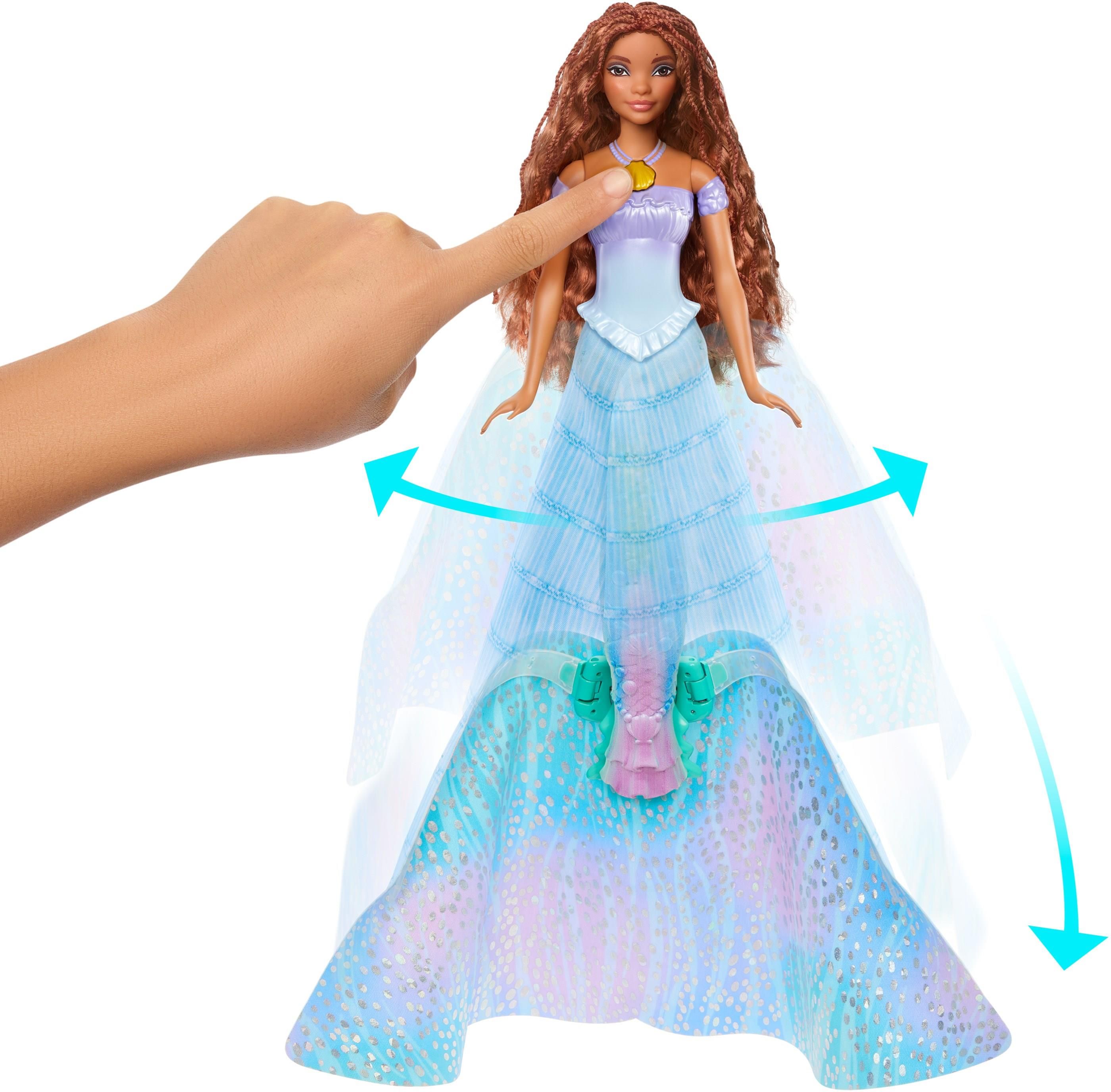 Lalka Mattel Disney Mała Syrenka Arielka Lalka Magiczna Przemiana HLX13 ...