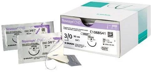 Drobne akcesoria medyczne B.Braun Novosyn CHD 3/0 nici chirurgiczne ...