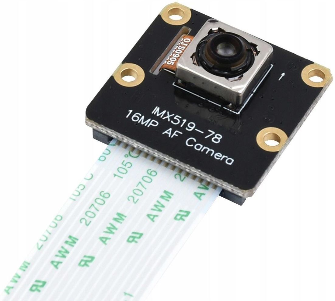 Mikrokontroler Waveshare IMX519-78 16MP Af Camera moduł kamery IMX51 ...