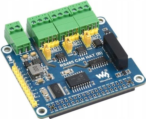 Mikrokontroler Waveshare 2 kanałowy RS485 Can Hat (b) Multi Protections ...