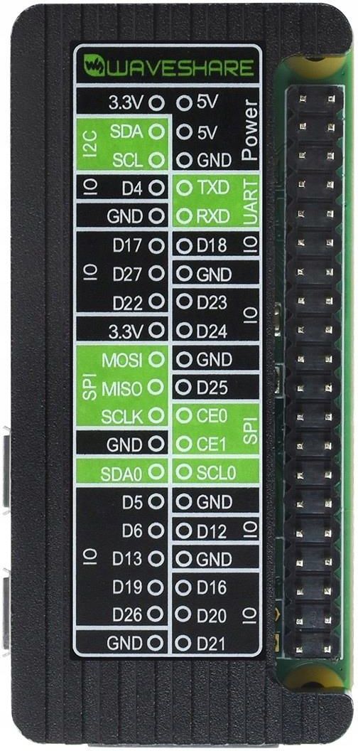 Mikrokontroler Waveshare Pi-zero-case-b- aluminiowa obudowa do ...