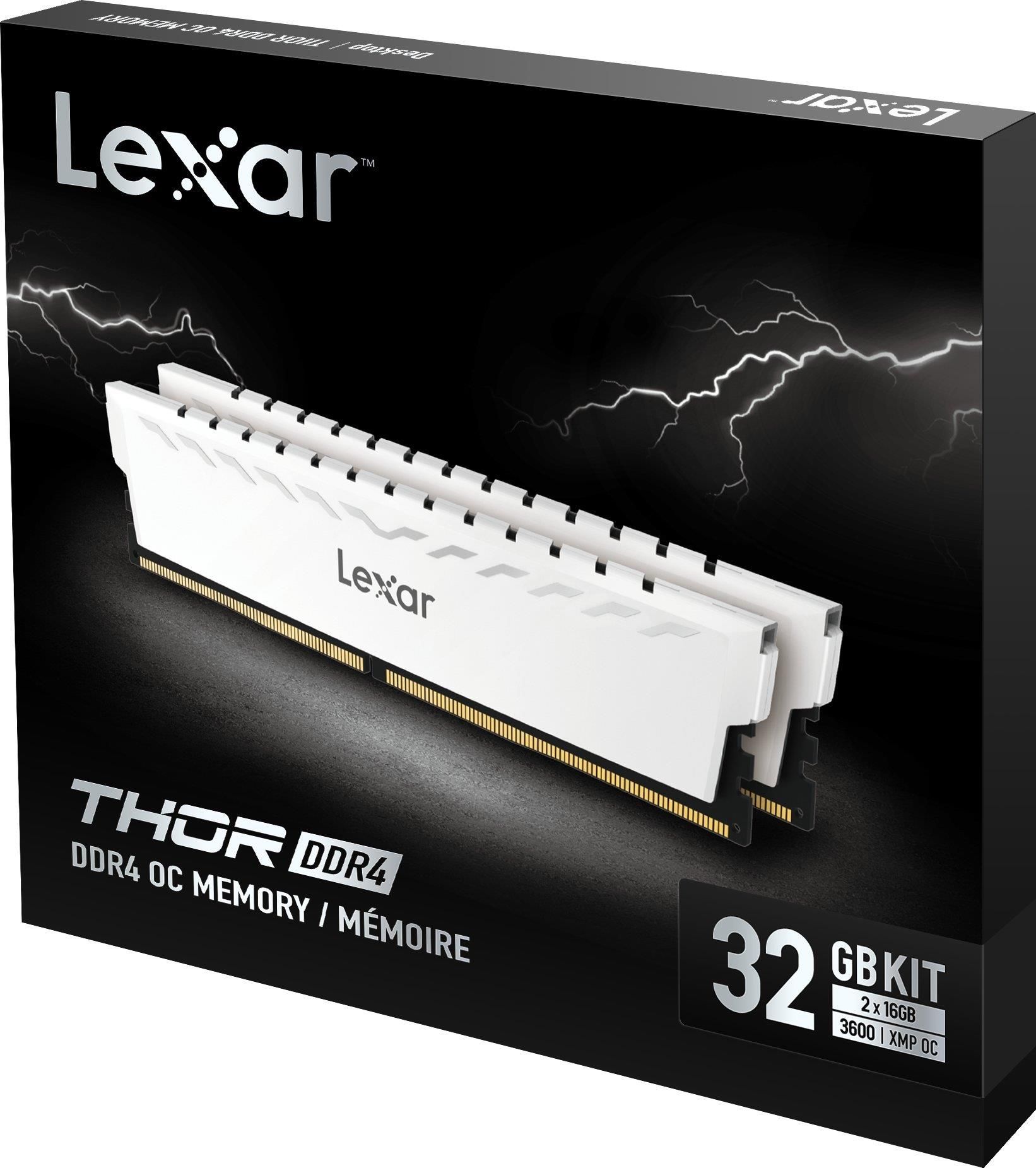 Lexar Thor DDR4 32GB 3600MHz CL18 (LD4BU016GR3600GDWG) - Pamięć RAM ...