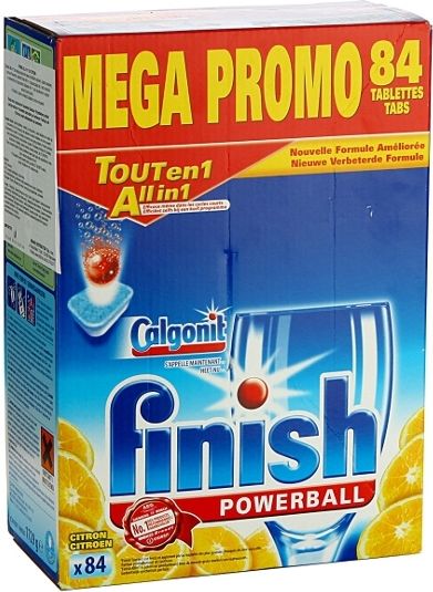 Finish Calgonit All In 1 Tabletki Do Zmywarek Cytrynowe 84Szt - Opinie ...