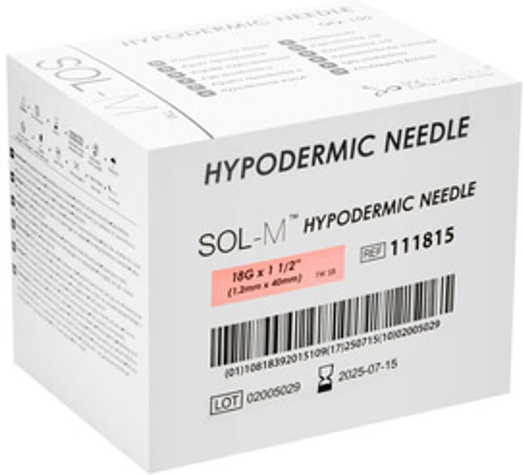 Drobne akcesoria medyczne Sol M Igła Iniekcyjna 23G 1 1/4 0 6x32mm Sol Millennium Igły ...