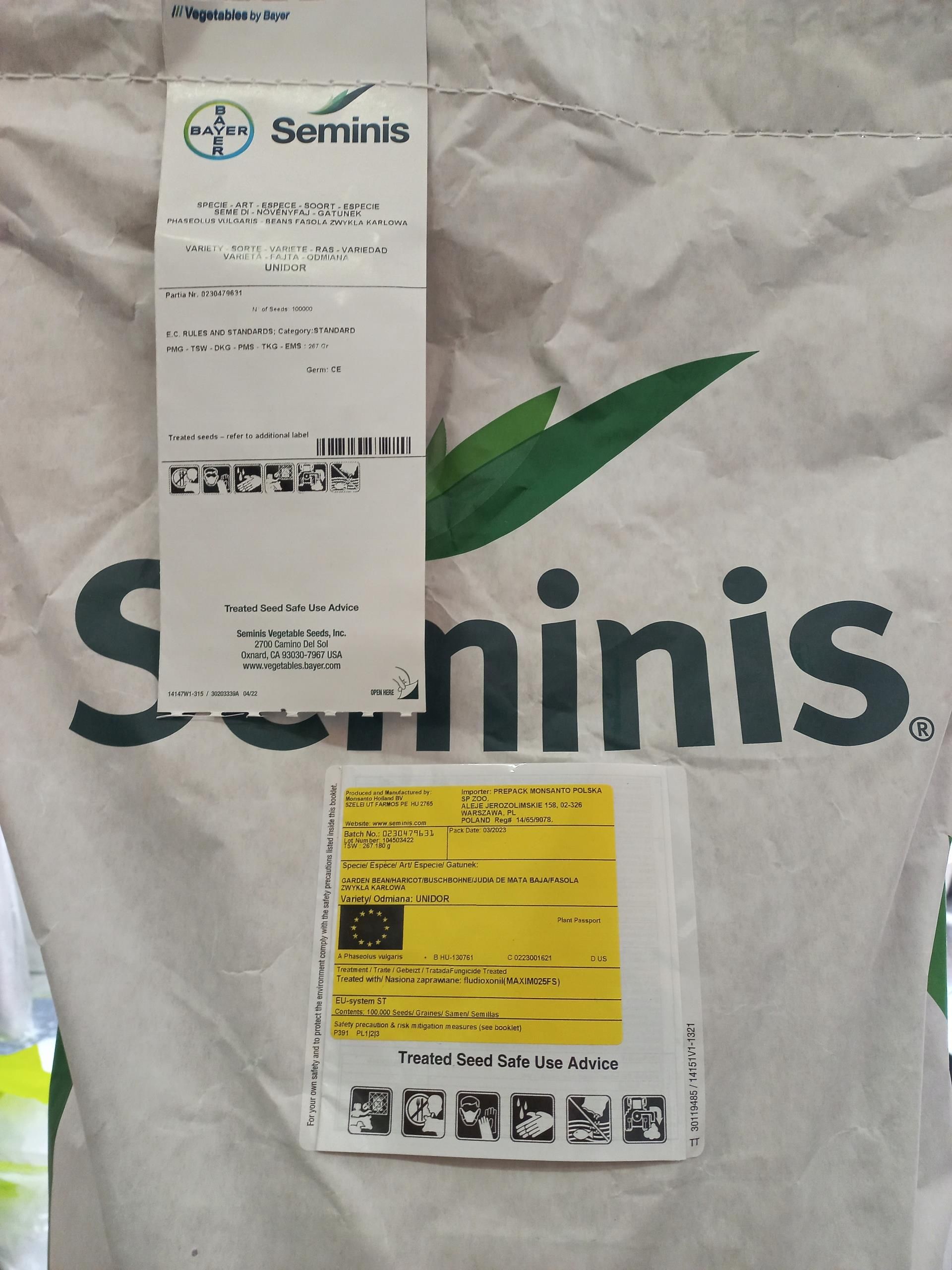 Seminis Fasola Szparagowa Żółta Unidor 1Kg Nasiona - Ceny i opinie ...