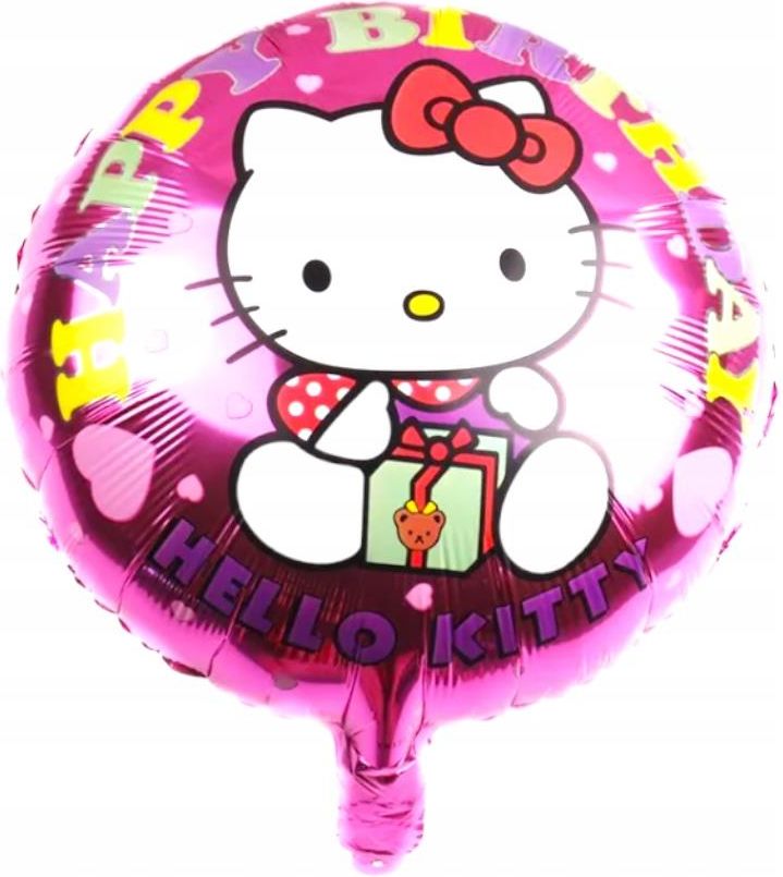 Balon Foliowy Hello Kitty Urodziny 45cm - Ceny i opinie - Ceneo.pl