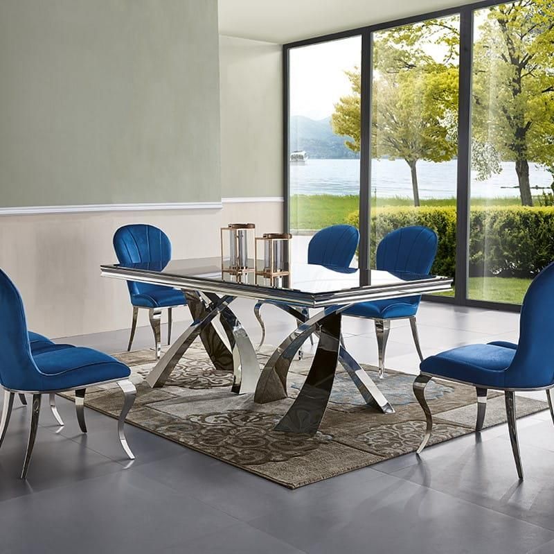 Bellacasa Stół Glamour Lincoln Prostokątny 200X97 Blat Spiek Kwarcowy ...