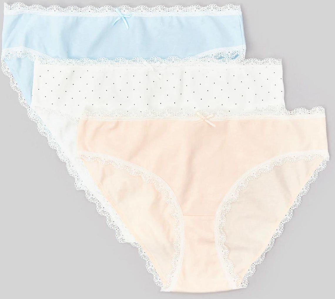 Sinsay - Majtki bawełniane 3 pack - Wielobarwny - Ceny i opinie - Ceneo.pl