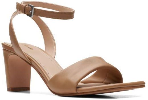 Sandały Clarks Seren 65 Strap kolor camel leather 26171055 - Ceny i ...