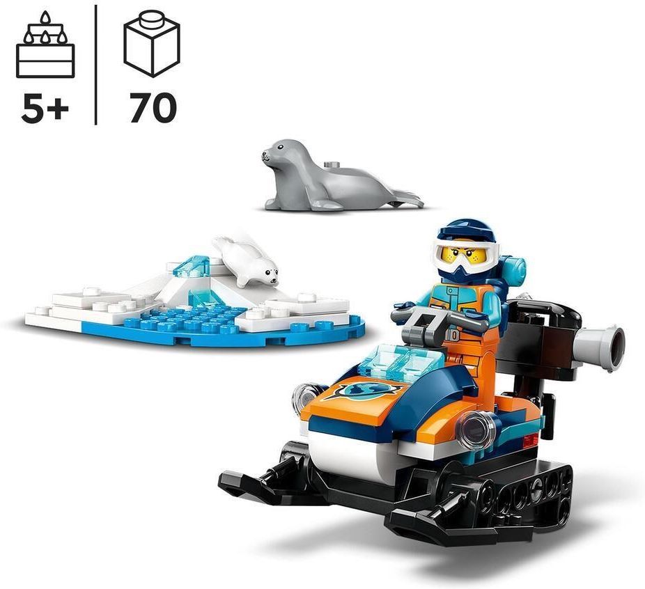 LEGO City 60376 Skuter śnieżny badacza Arktyki - Ceny i opinie - Ceneo.pl