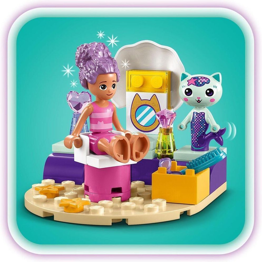LEGO Gabby's Dollhouse 10786 Statek i spa Gabi i Syrenkotki - ceny i ...