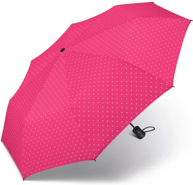 Automatyczna parasolka Happy Rain, różowa w groszki - Ceny i opinie ...