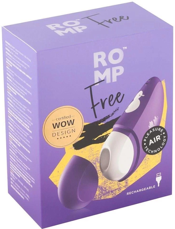 Powietrzny masażer łechtaczki Romp Free, Kolor: Fioletowy - Ceneo.pl