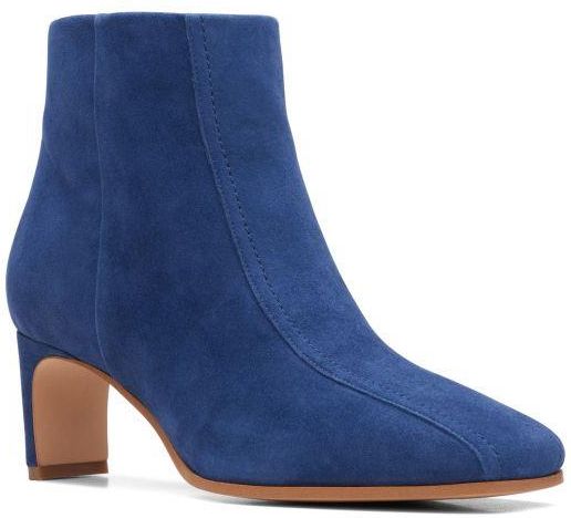 Botki Clarks Seren 55 Top kolor blue suede 26169048 - Ceny i opinie ...