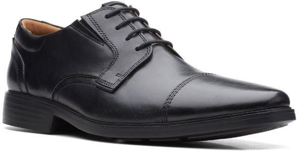 Buty Clarks Clarkslite Cap H kolor black leather 26168244 - Ceny i ...