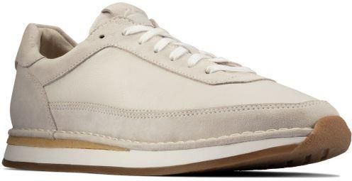 Buty Clarks Craft Run Lace Men kolor white combi suede 26157794 - Ceny ...