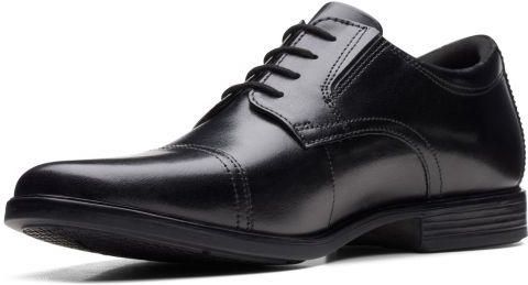 Buty Clarks Howard Cap kolor black leather 26162012 - Ceny i opinie ...