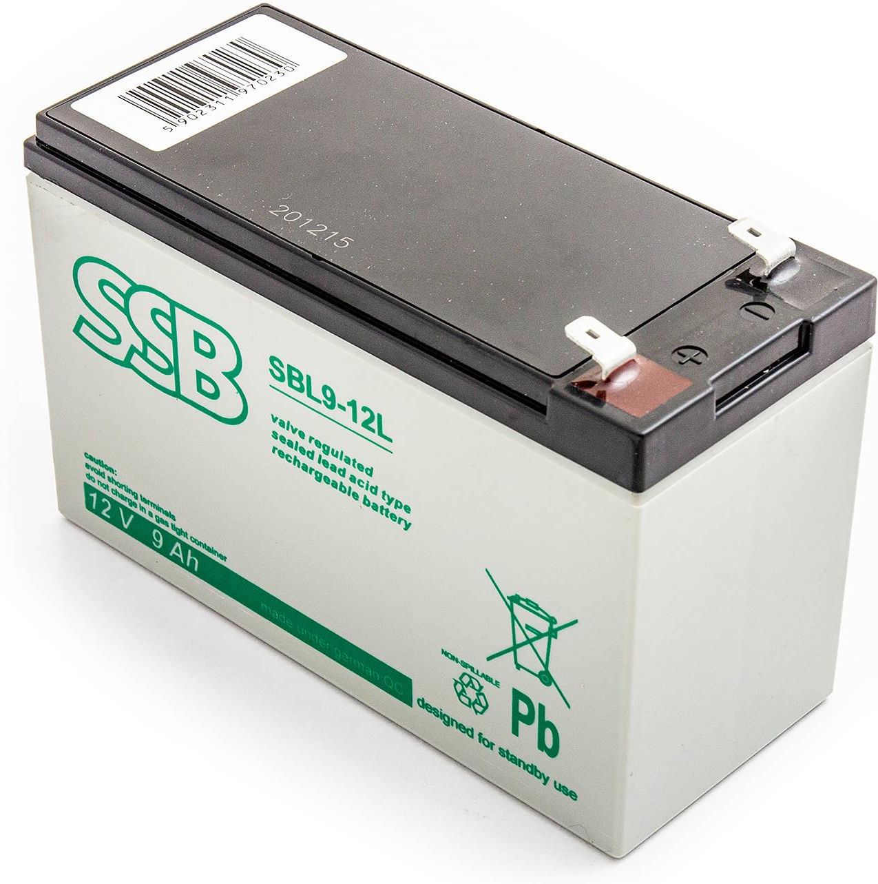 Bateria do zasilacza Akumulator SSB SBL 9-12L 12V 9Ah AGM UPS APC Ever Fideltronic Eaton ...