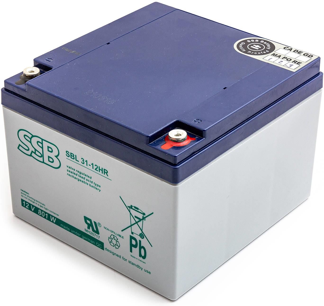 Bateria do zasilacza Akumulator AGM SBL31-12HR 12V 26Ah M5 Mocowy - Opinie i ceny na Ceneo.pl