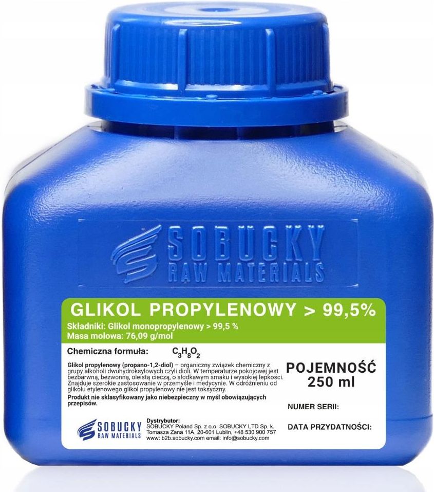 Glikol Propylenowy 99,5 250ml - ceny i opinie - Ceneo.pl